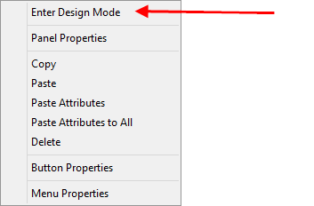 Setting Up Design Mode for the POS