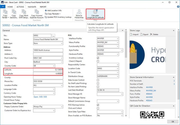 Geodata Calculation