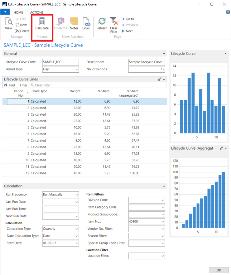 How to: Calculate Lifecycle Curves