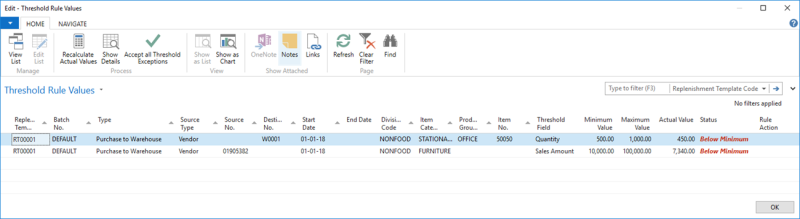 How to: Resolve Exceptions in Transfer and Purchase Journal