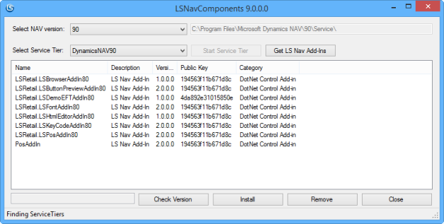 Installing Into a Database (Control Add-Ins Table)