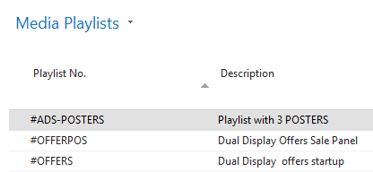 Media Playlists