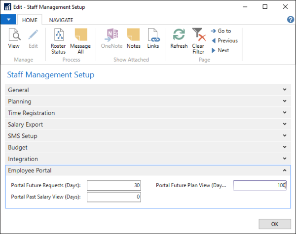 Employee Portal Setup