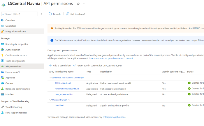 How to: Set Up an Azure Active Directory App
