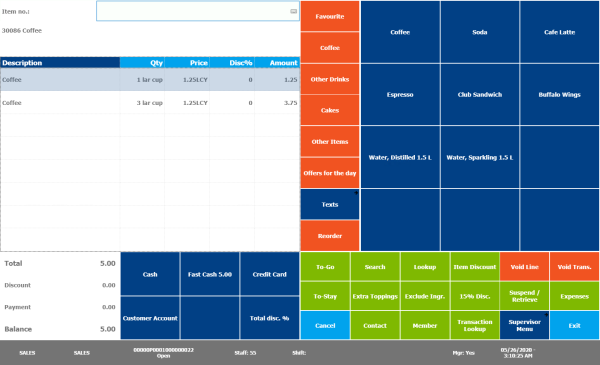 How to: Reorder Sales Line/s in the POS Very Quickly