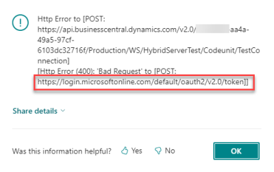 Troubleshooting LS Central Using Service-to-Service (S2S) Authentication